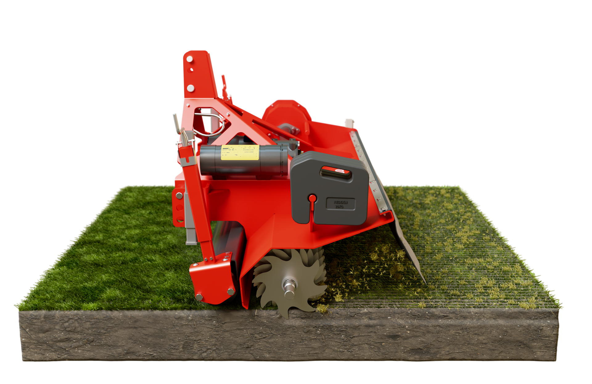 Verti-Cut Thatch Removal I Verticutting machine Redexim