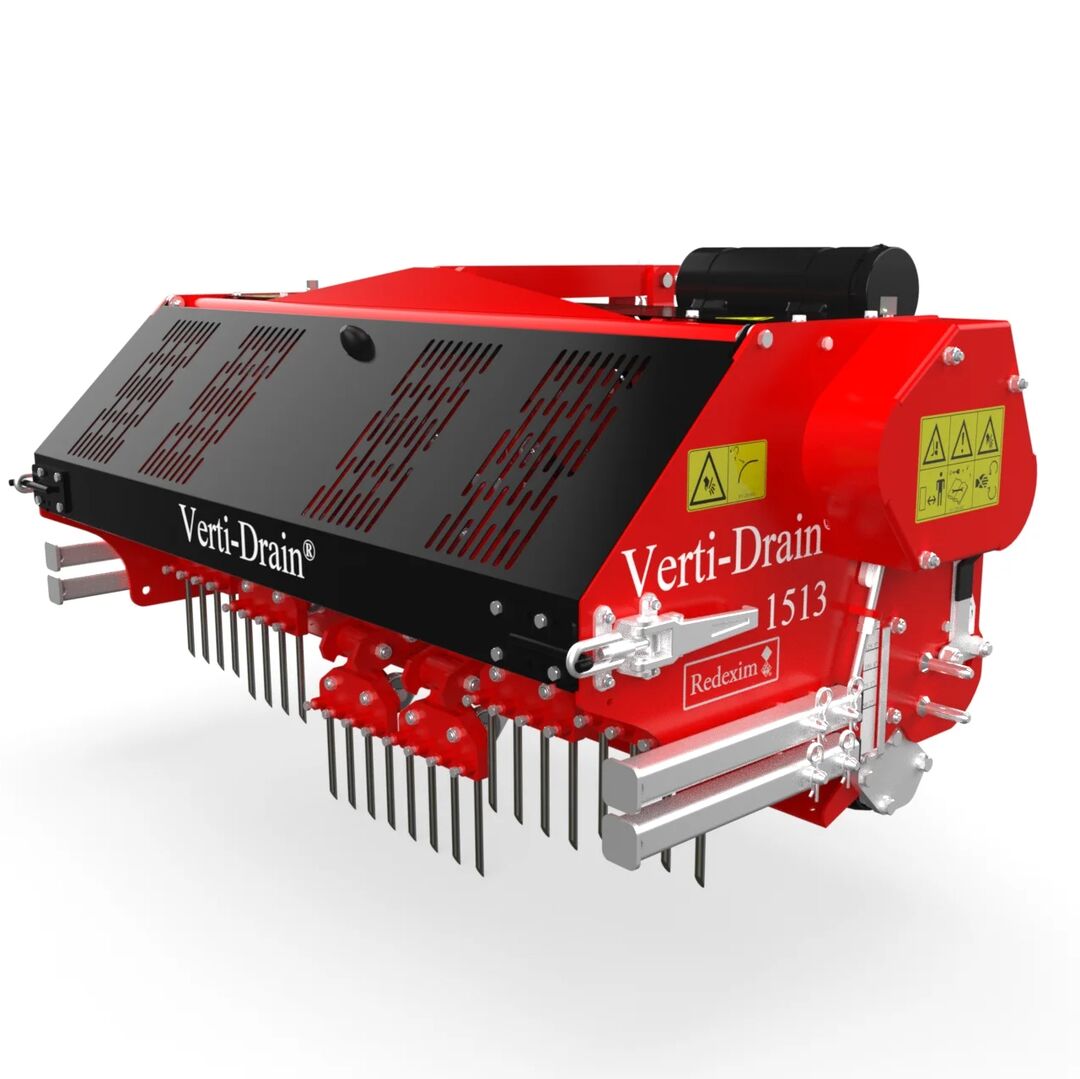 Greens Aerator: Carrier + Verti-Drain 1513 - Redexim